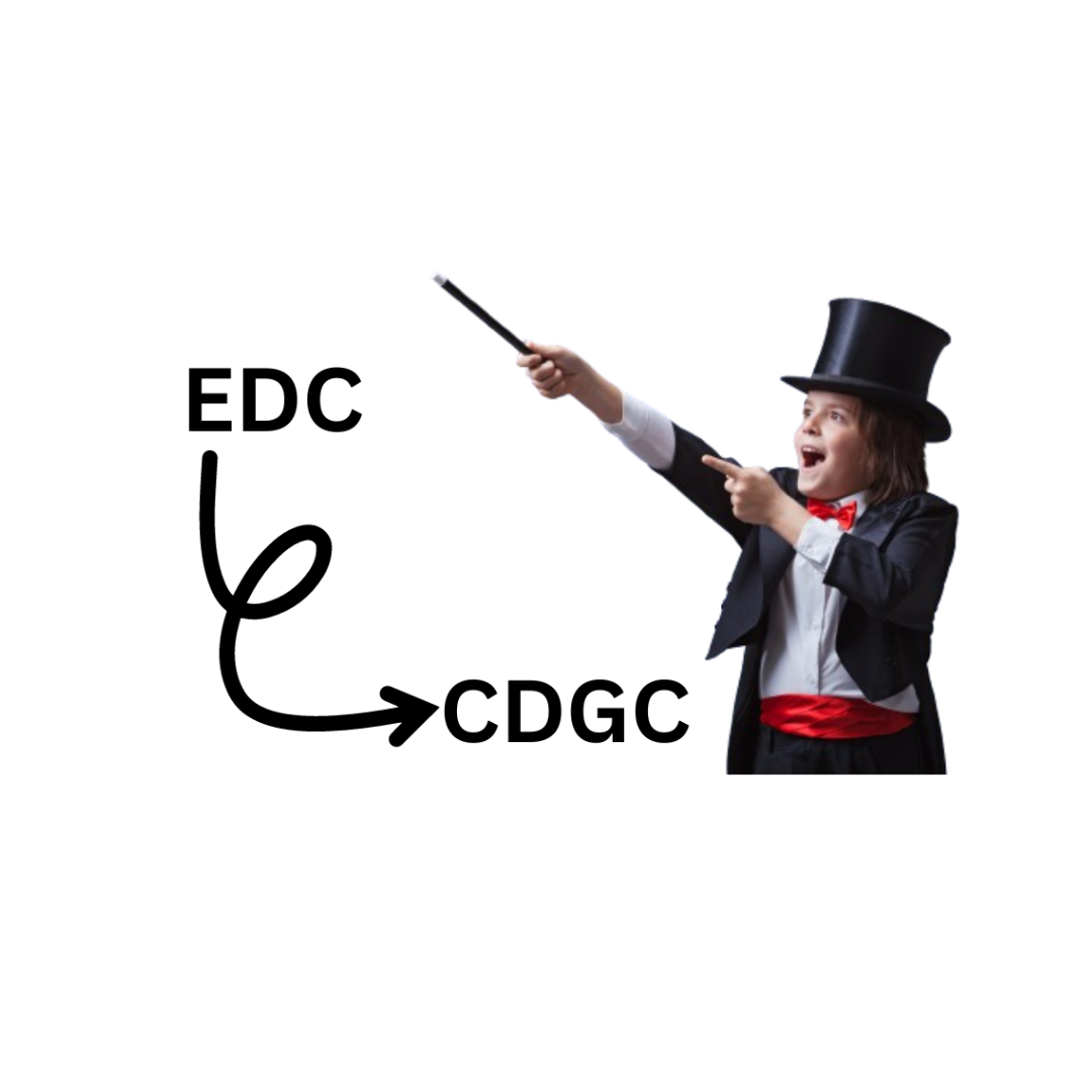 EDC to CDGC in a week